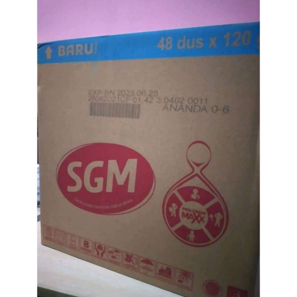 Jual SGM ananda 0-6 bulan / 120 grm 1 karton (48 pcs ) | Shopee Indonesia