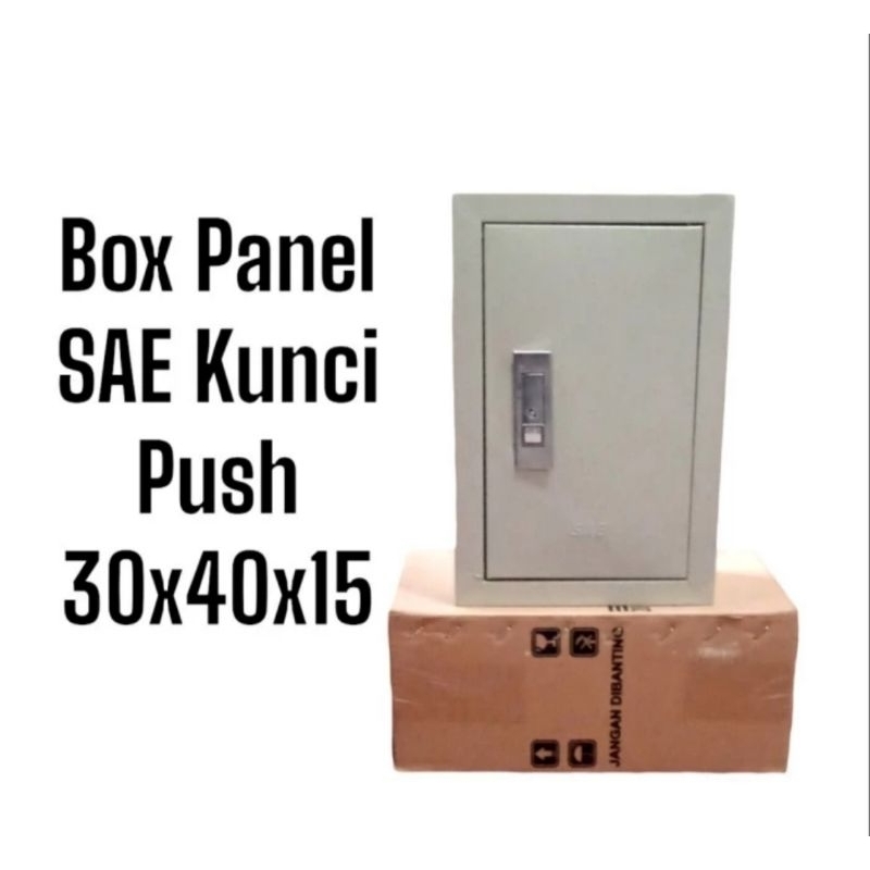 Jual Box Panel Listrik SAE 30x40x15 Kunci Push | Shopee Indonesia