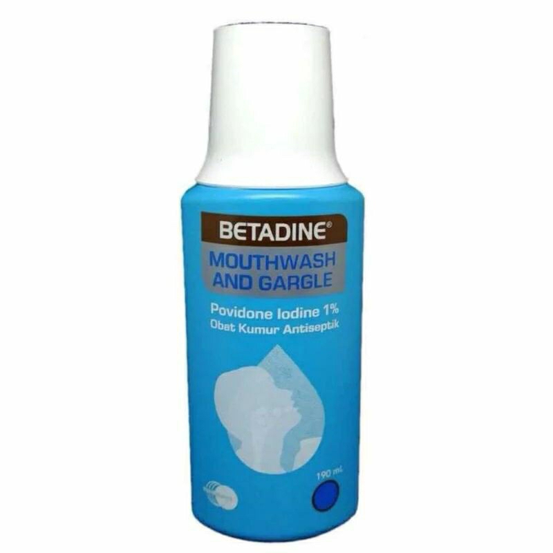 Jual BETADINE MOUTHWASH 100 & 190ml | Shopee Indonesia
