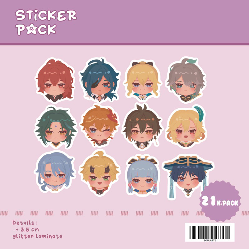 Jual Genshin Impact Sticker Pack | Shopee Indonesia