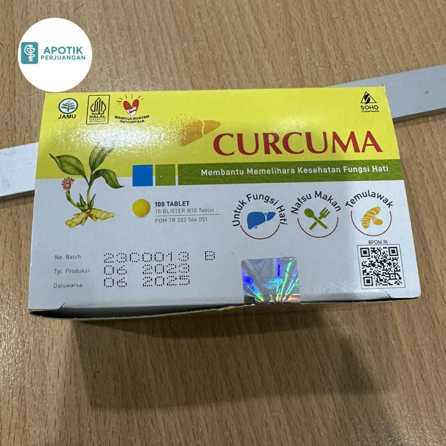Jual Curcuma 20mg Tablet (Strip isi 10tab) | Shopee Indonesia