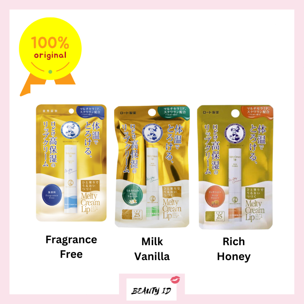 Jual [READY] Rohto Mentholatum Melty Cream Lip SPF 25 Original Japan | Shopee Indonesia