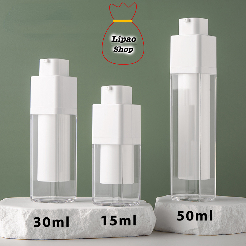 Jual Botol Vacuum TWIST Airless PUMP - Travel Size Refillable Treatment ...