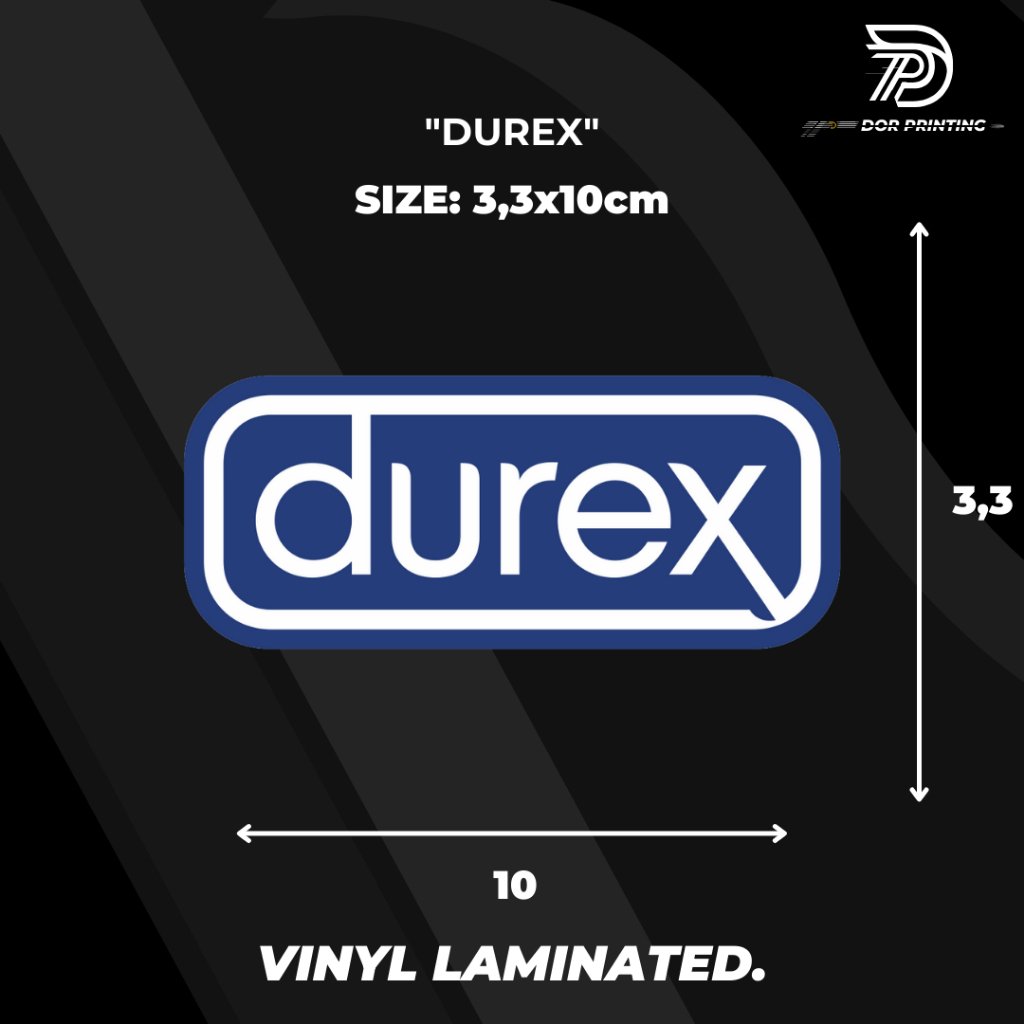 Jual STICKER/ DUREX VIRALL KEREN LOGO DUREX PELINDUNG | Shopee Indonesia