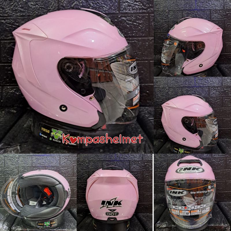 Jual HELM INK DYNAMIC SOLID SAKURA PINK ORIGINAL INK TERBARU | Shopee ...
