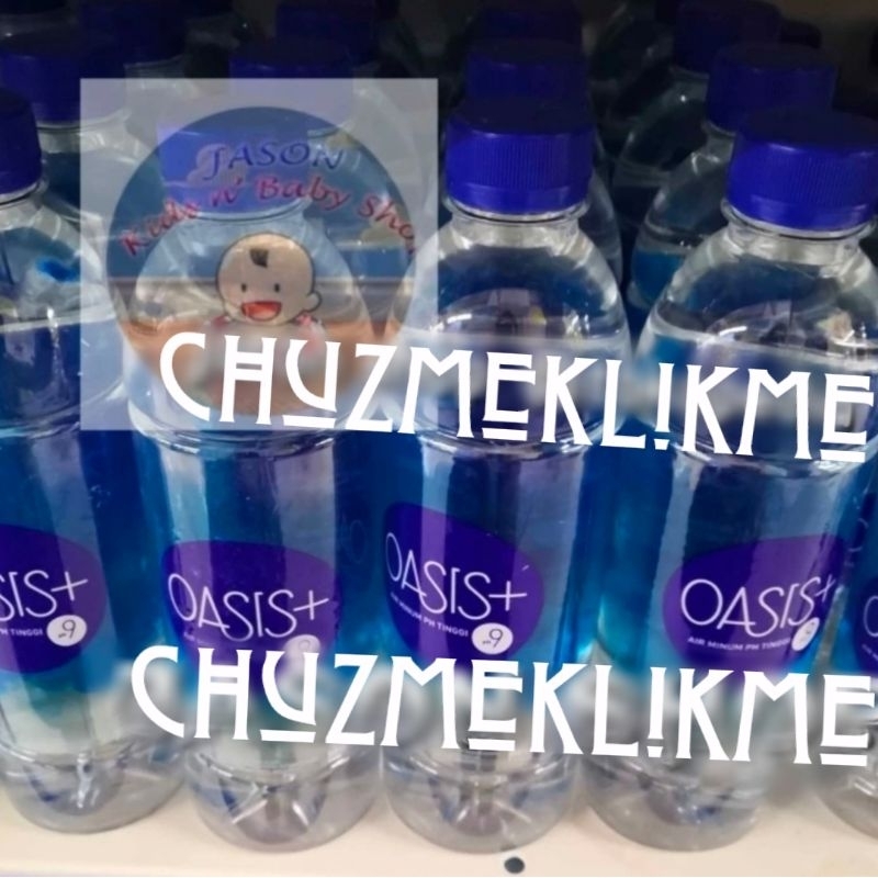 Jual Air minum Oasis+ Ph9/Air mineral Oasis+ Ph9 (24 botol)/Air minum ...