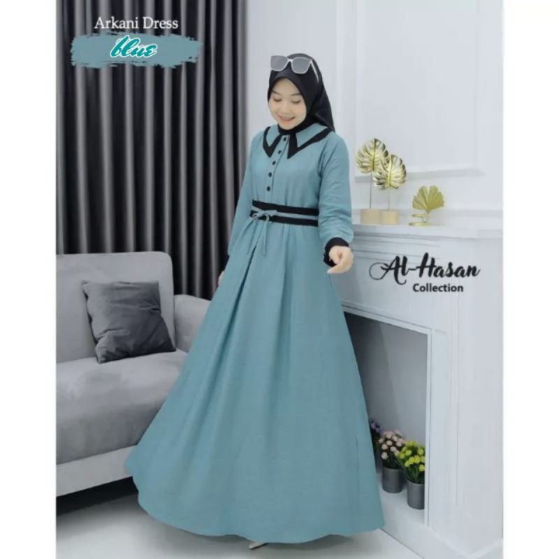 Jual Promo Kekinian!!! ARKANI VIORA RABIRA TIMOTI IRINA DRESS crinkle ...