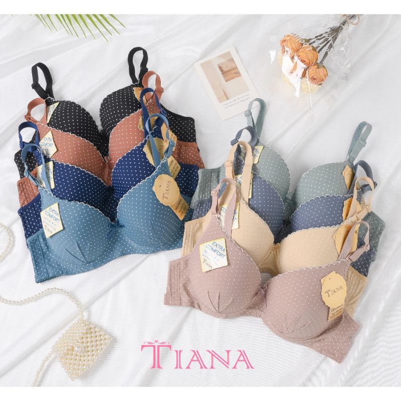 Jual K 106 Bra Tiana kawat full cup motif volkadot Bra abg cup A ukuran ...