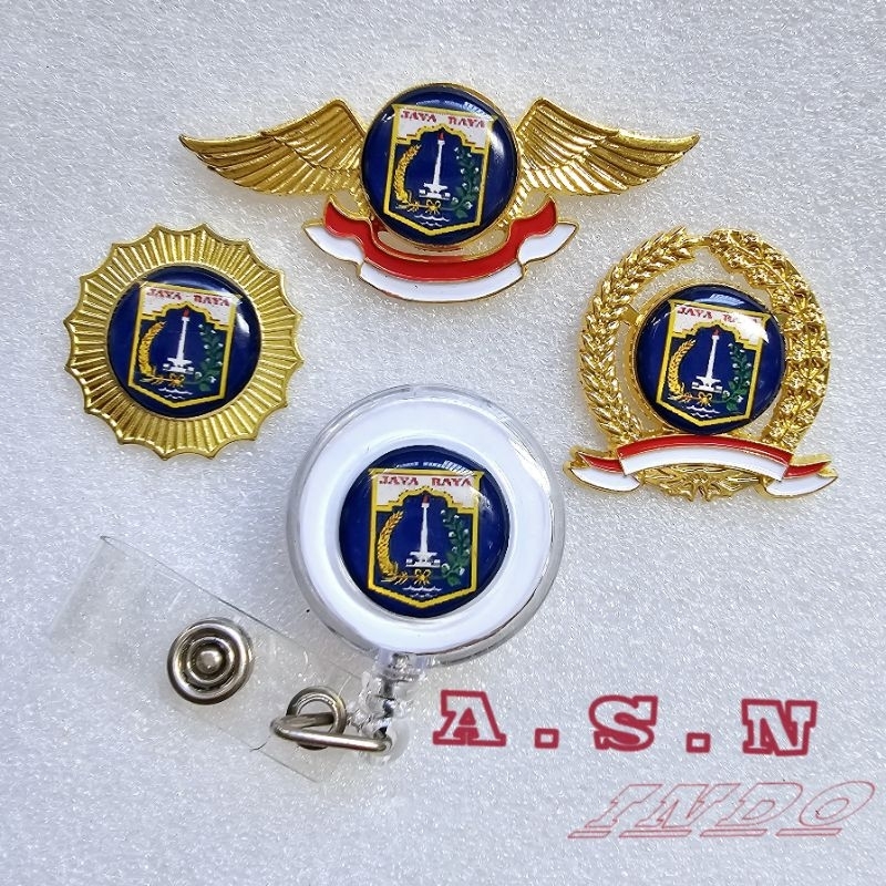 Jual Pin Logo Pemprov DKI Yoyo Id Card DKI Lencana Jaya Raya | Shopee ...