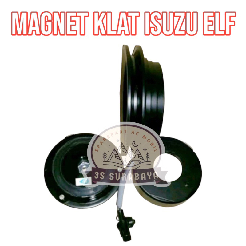 Jual Magnet Klat Isuzu Elf 12 Volt / 24 Volt Denso (Baru/New) Elp ...