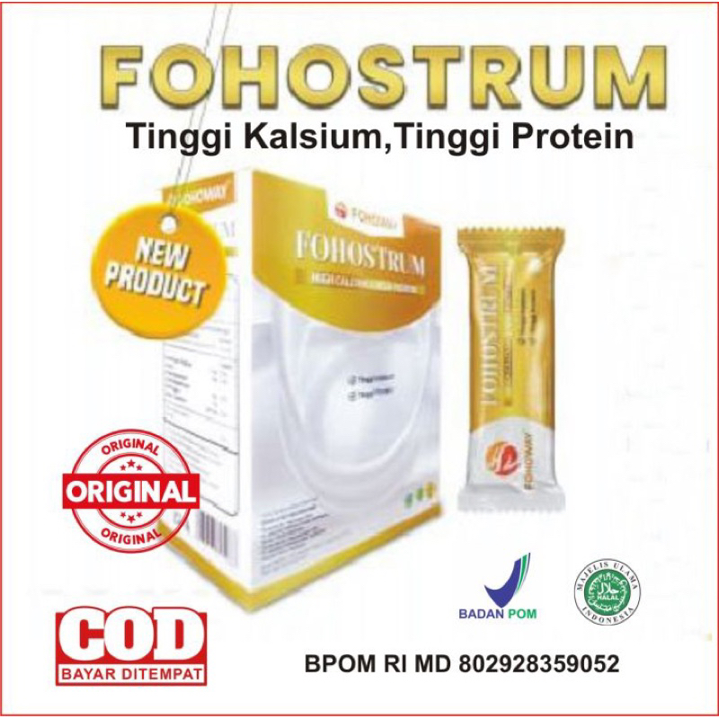 Jual FOHOSTRUM Fohoway Susu Tinggi Calsium | Tinggi Protein | 15 Sachet ...