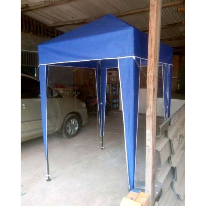 Jual Tenda cafe stand bazar/jualan ukuran 1,5x1,5 meter full set ...