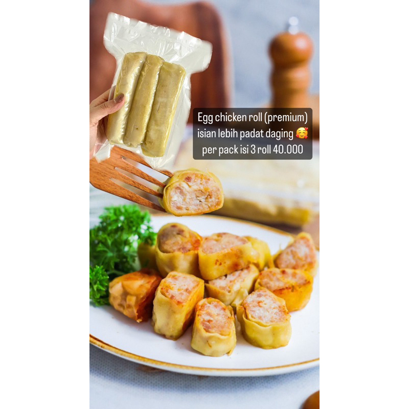 Jual Egg Chicken Roll Premium (isi 3 lonjor) | Shopee Indonesia