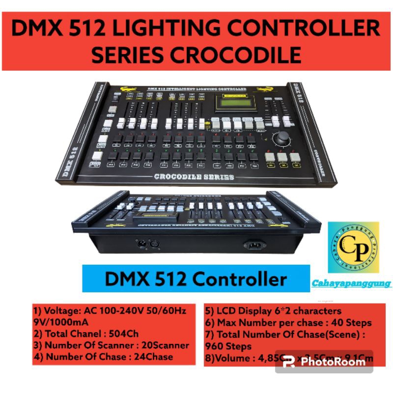 Jual DMX 512 Lighting Controller Series Crocodile | Shopee Indonesia
