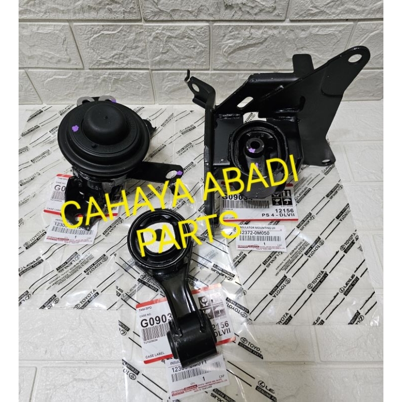 Jual Engine mounting set new vios yaris manual dudukan mesin yaris vios ...