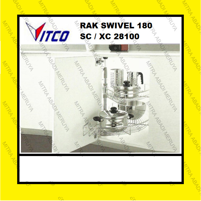 Jual Rak Vitco Putar Swivel 180 Derajat Stainless SC XC 28100 Sudut ...