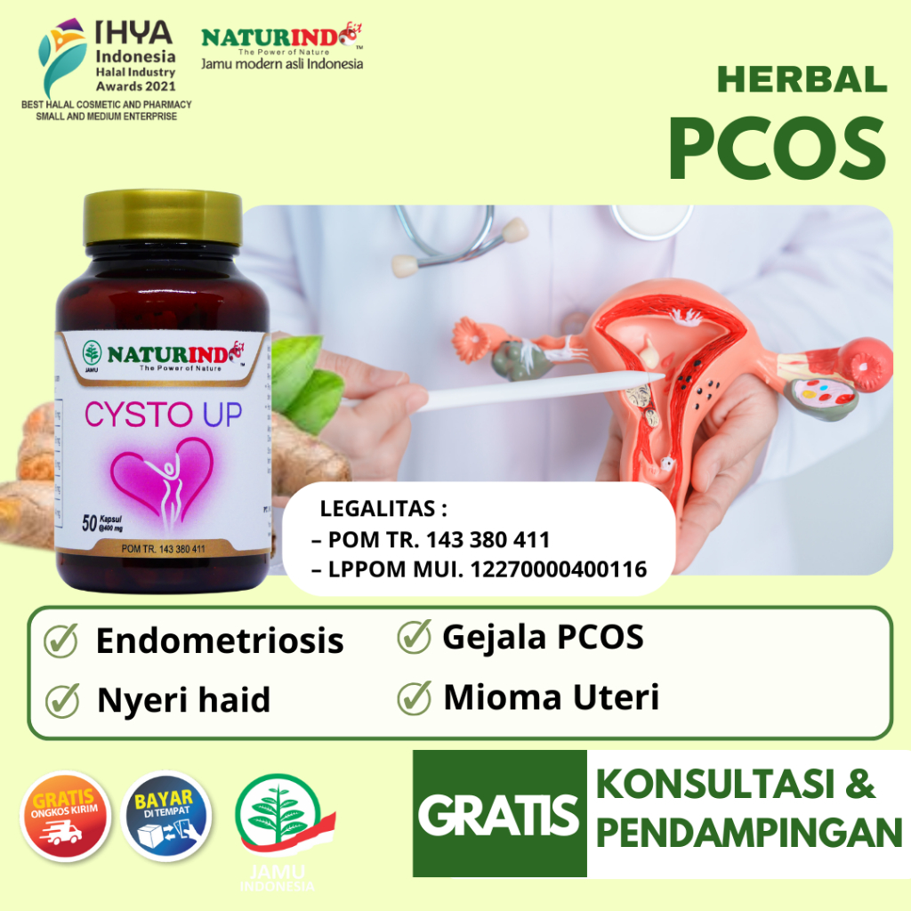 Jual Herbal PCOS Polycystic Ovary Syndrome Mengatasi Mioma Uteri ...
