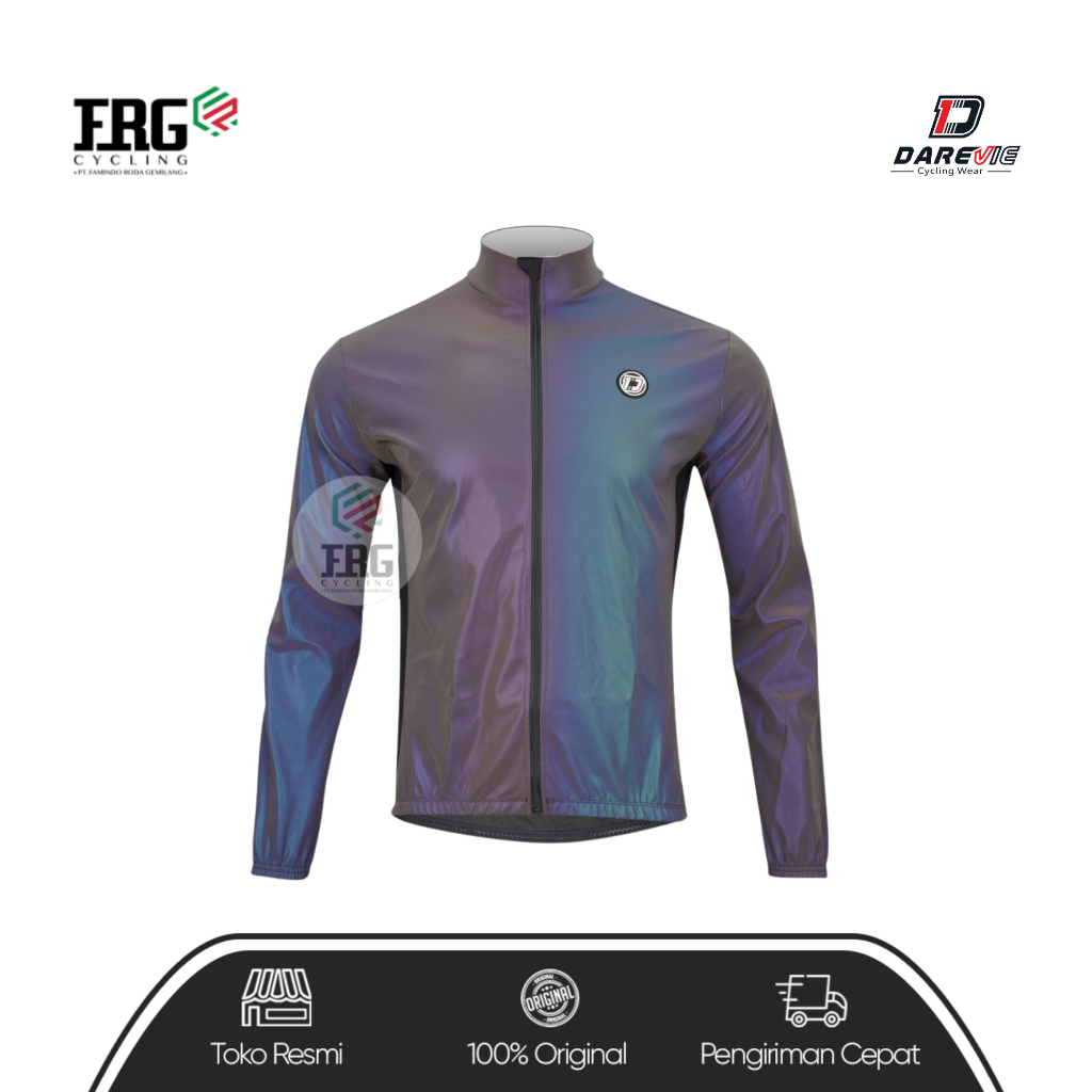 Jual Darevie - Jaket Sepeda Reflective Roadbike - DVJ139 | Shopee Indonesia