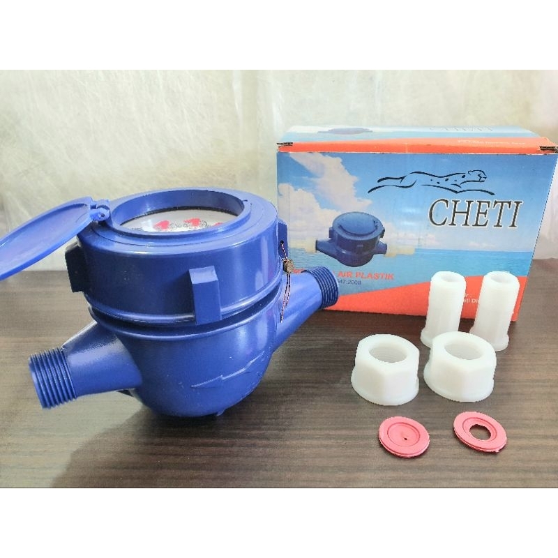 Jual METERAN AIR PVC SNI 1/2" WATER METER METERAN AIR PDAM PAM PVC SNI ...