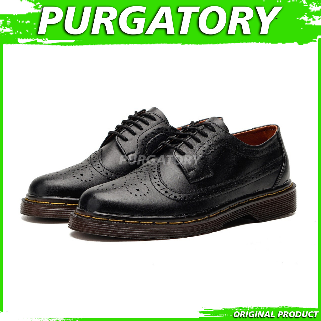 Jual PURGATORY Sepatu Dr Martens Low Boots Kulit Asli Docmart | Shopee ...