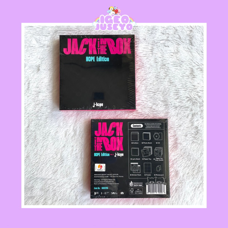 Jual [PO] BTS j-hope ‘Jack In The Box’ (HOPE Edition) | Shopee Indonesia