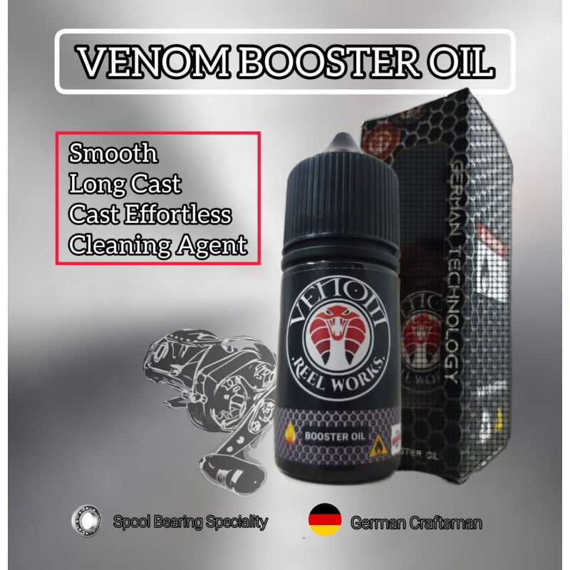 Jual VENOM BOOSTER OIL PELUMAS REEL PANCING | Shopee Indonesia