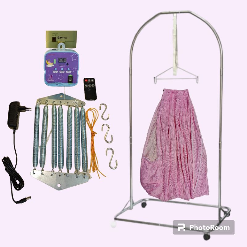 Jual 1 Set, Mesin ayunan otomatis, Besi Segitiga, Kain Basic dan Tiang ...