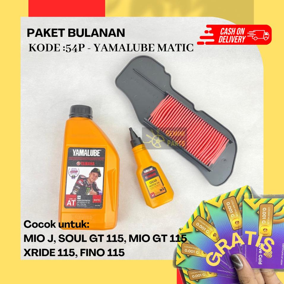 Jual PAKET SERVICE BULANAN OLI MESIN OLI GEAR FILTER UDARA YAMALUBE ...