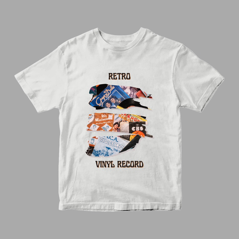 Jual BAJU KAOS SABLON "RETRO" | Shopee Indonesia