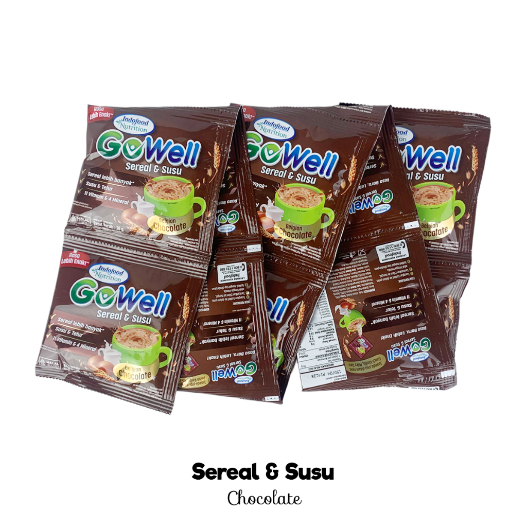 Jual GoWell Minuman Sereal Susu Bernutrisi Kemasan Renceng 10 x 29gr ...