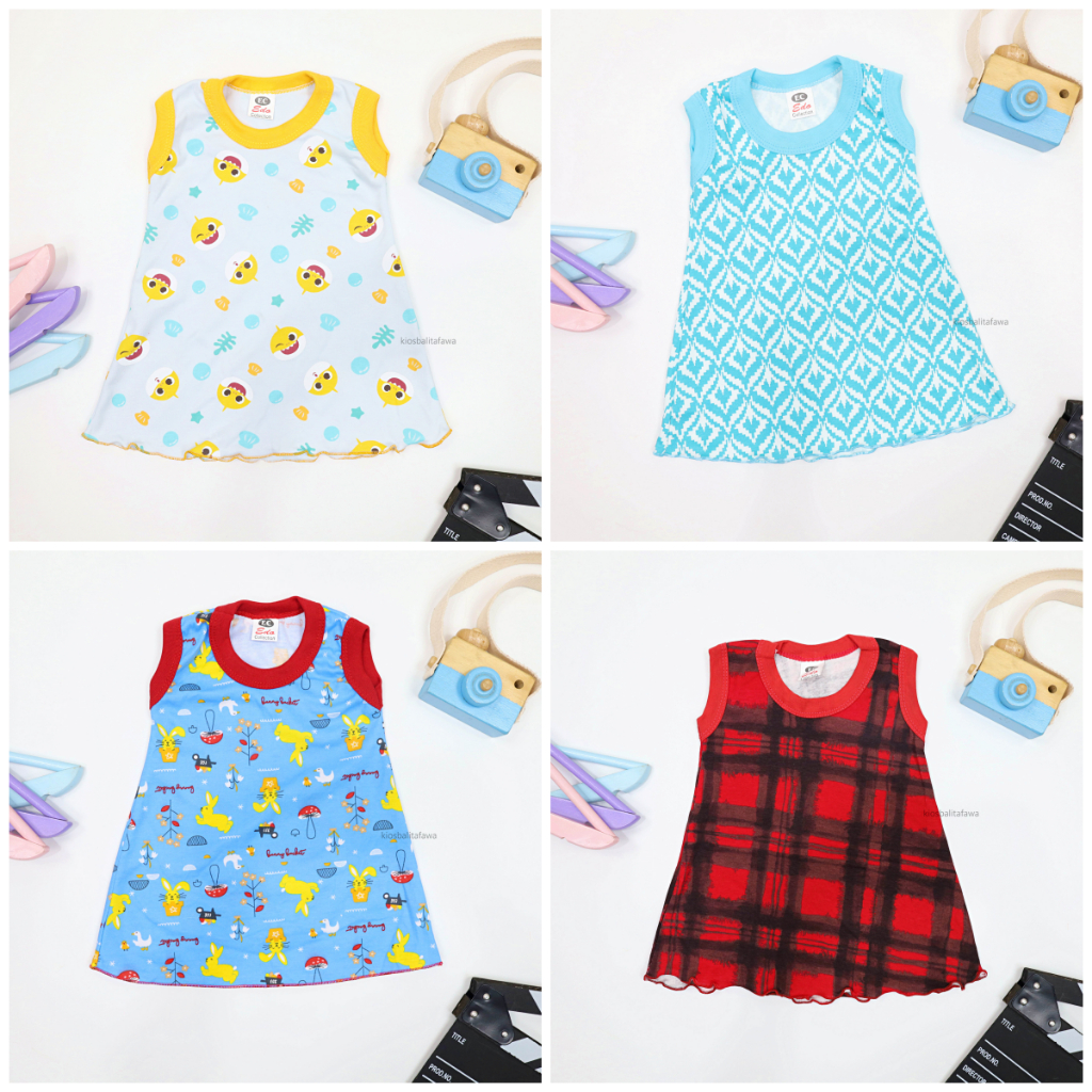 Jual (BISA PILIH MOTIF) Daster Yukensi uk Bayi 0-12 Bulan / Baju Tidur ...