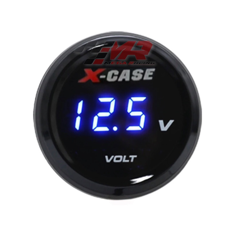 Jual Voltmeter Mini Bulat Pengukur Aki Listrik Digital 12v Waterpoof ...