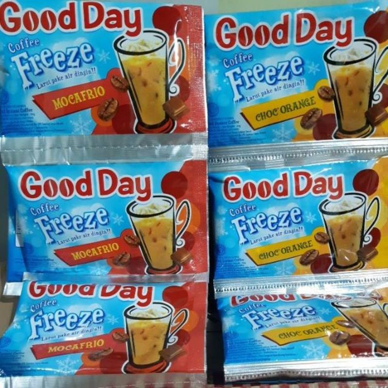Jual GOOD DAY FREEZE ISI 10 SACHET | Shopee Indonesia