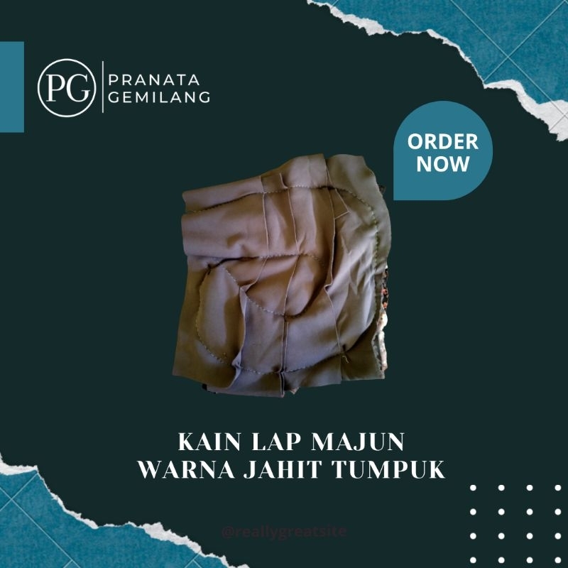 Jual Kain Lap Majun Perca Warna Jahit Tumpuk (Harga Per Kg) | Shopee ...