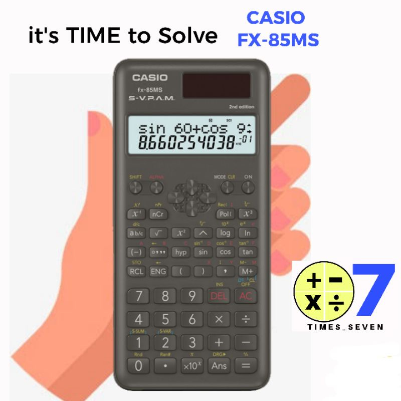 Jual CASIO FX 85 MS Original - Kalkulator Scientific Ilmiah ...