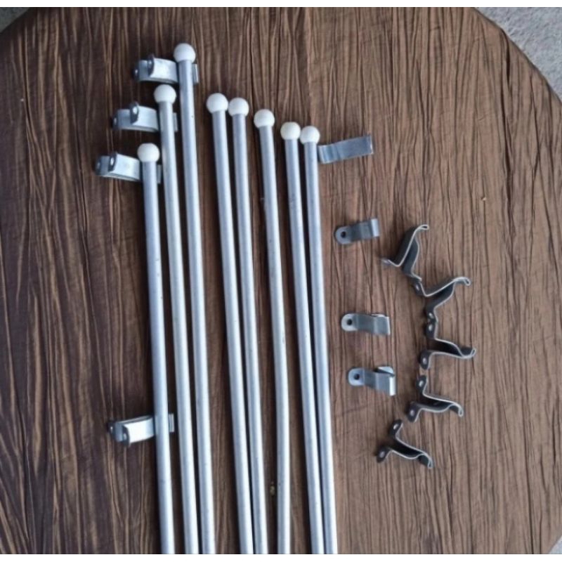 Jual Besi Stik Gorden Kupu kupu Murah Batang Hordeng kupu2 Jendela ...