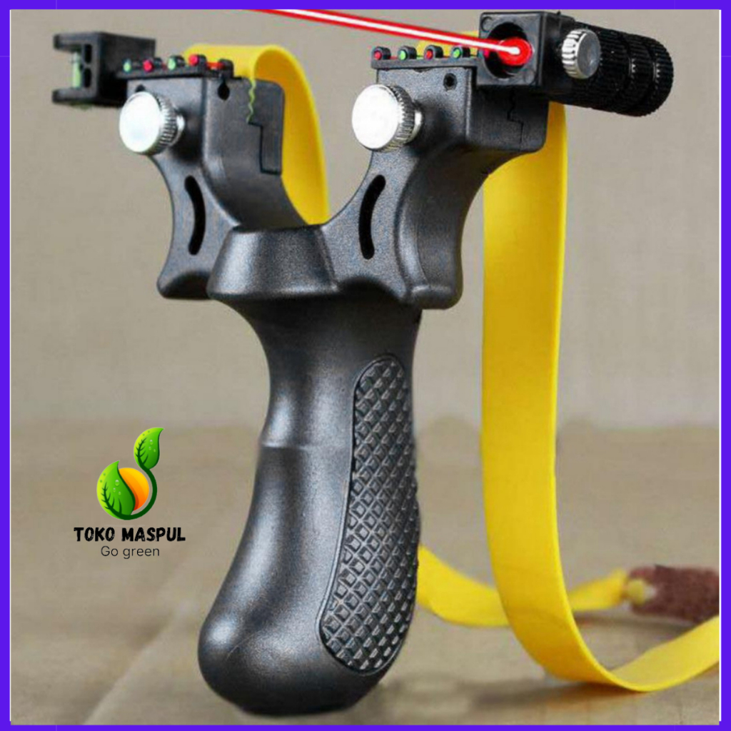 Jual Ketapel Tactical Slingshot with Laser Sight & Rubber Band SSGX ...