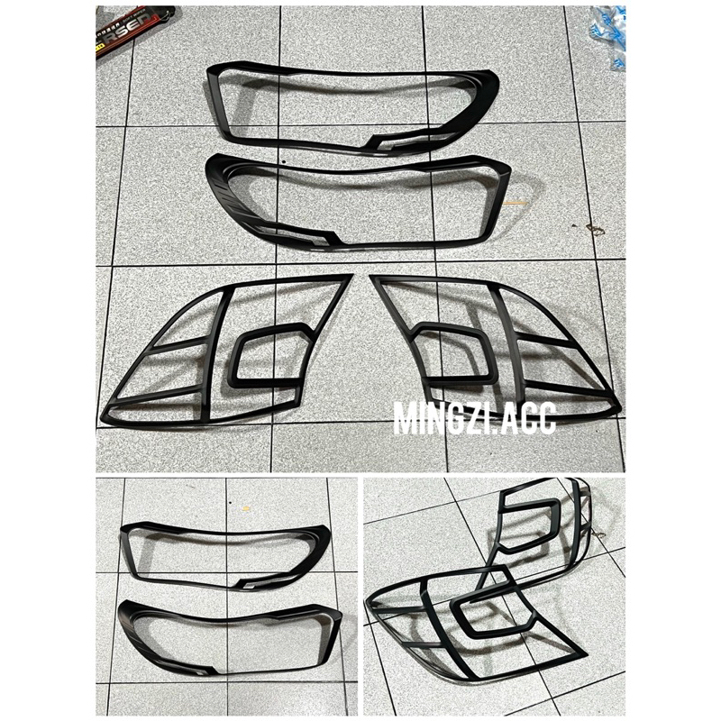 Jual ALL NEW BRIO 2023 GARNISH LAMPU DEPAN BELAKANG COVER HITAM ...