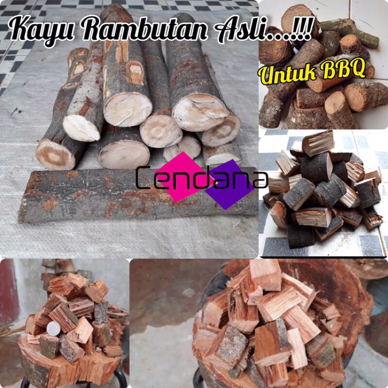 Jual KAYU BAKAR ASLI KAYU RAMBUTAN UNTUK CAMPING & BBQ | Shopee Indonesia