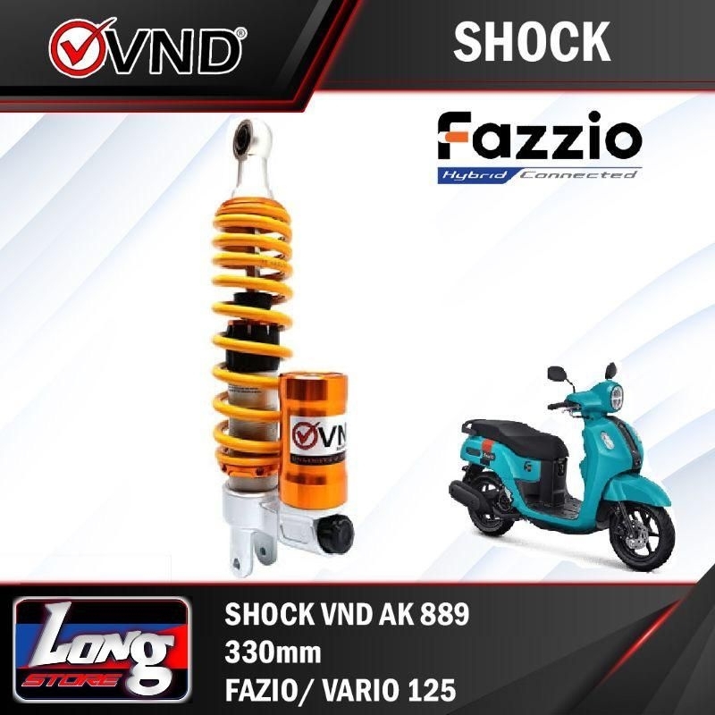 Jual SHOCK TABUNG VND AK 889 B1 FAZZIO Vario 125 Vario 150 Beat all new ...