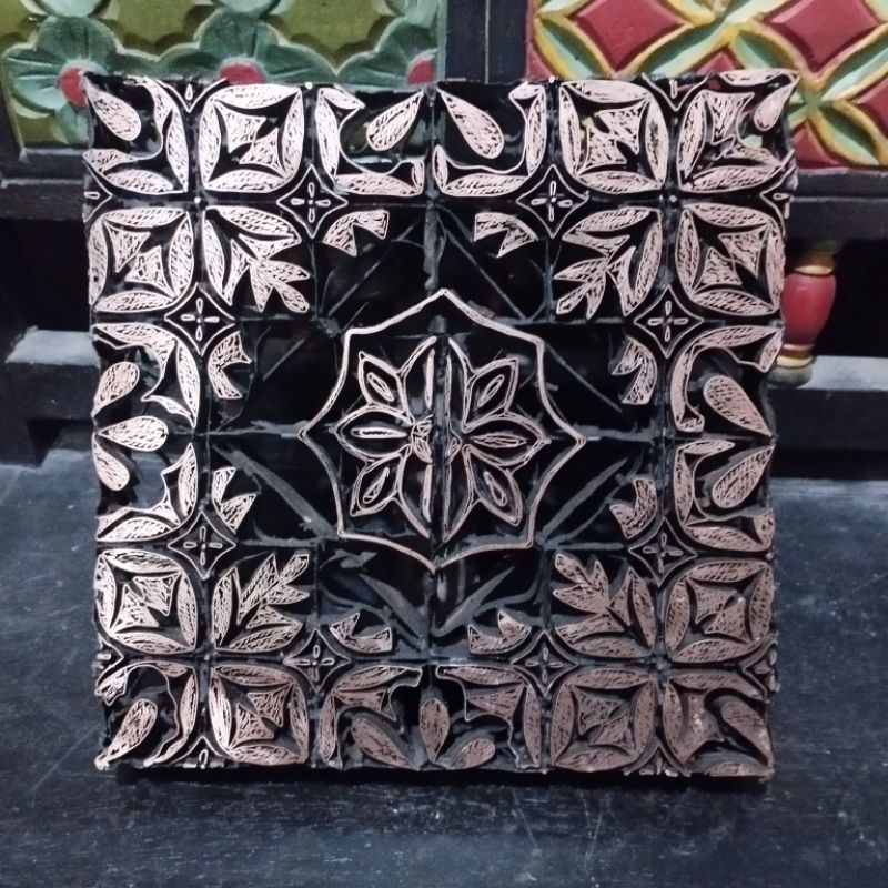Jual alat cap batik tradisional motif kembang | Shopee Indonesia