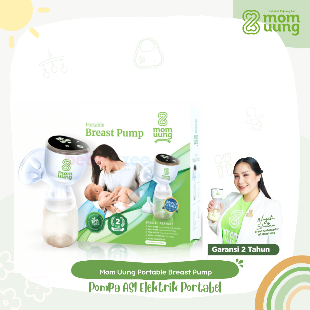 Jual Mom Uung Portable Electric Breastpump Momuung/ Pompa ASI Elektrik ...