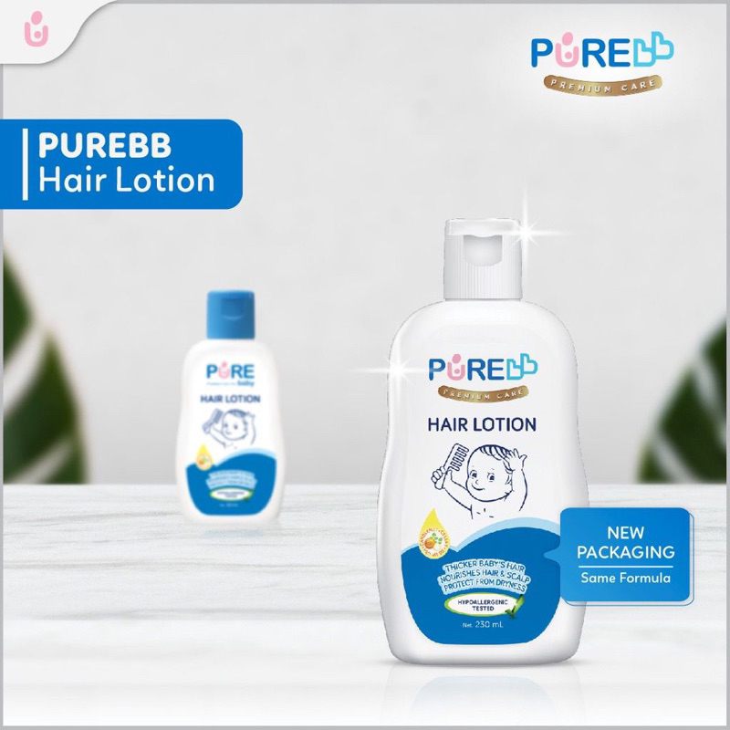 Jual Promo!!! Pure Baby Hair Lotion 80ml 80 ml 230ml / Pure Hair Lotion ...