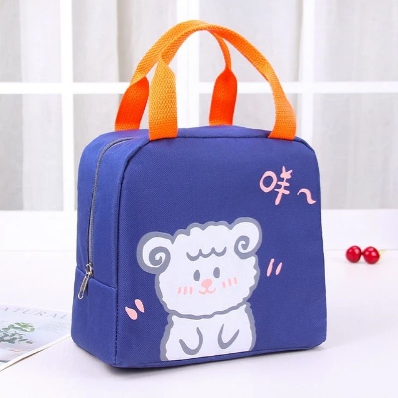 Jual Tas Bekal Lunch Cooler Bag Box Makanan Alumunium Kotak Makan Anak ...