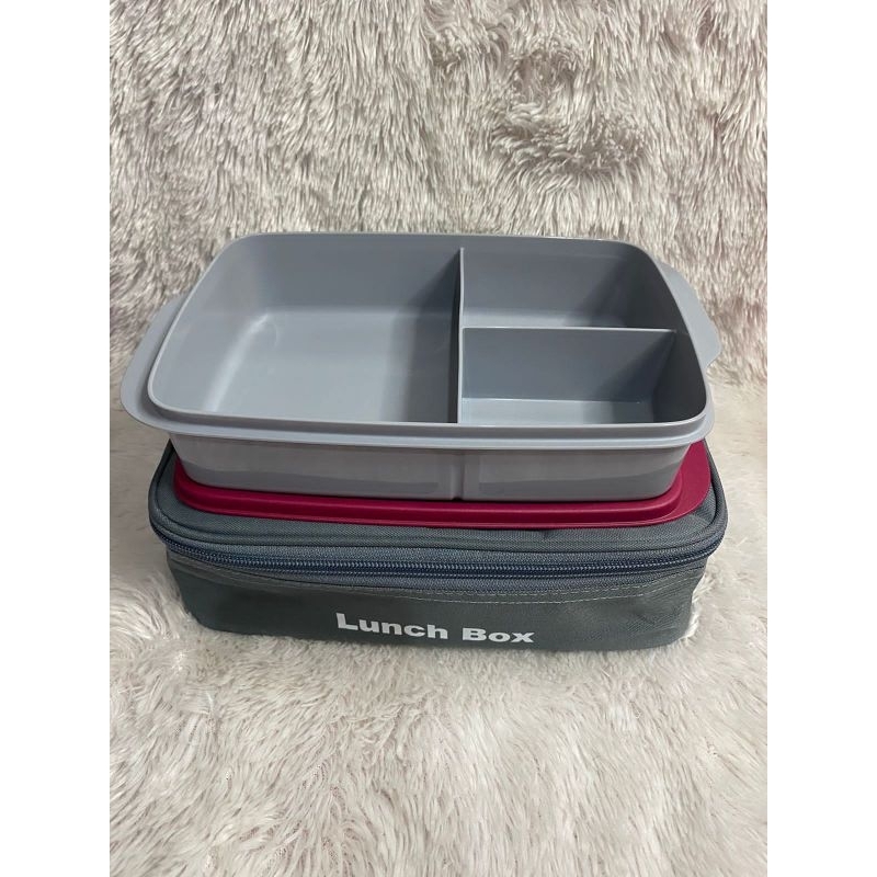 Jual Coolteen Tupperware, Kotak Makan sekat Tupperware , Devided Lunch ...
