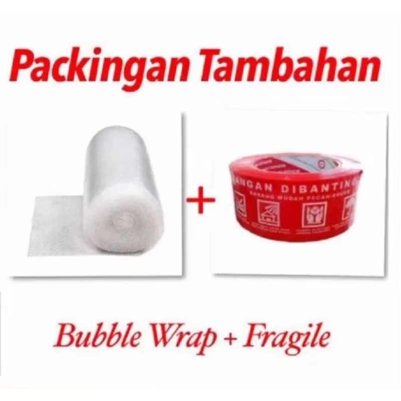 Jual Bubble wrap tambahan pacing dan fragel per meter | Shopee Indonesia