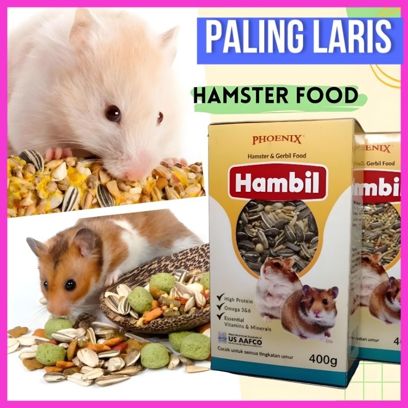 Jual MAKANAN HAMSTER MARMUT SUGAR GLIDER & GERBIL - HAMBIL 400 GR MURAH ...
