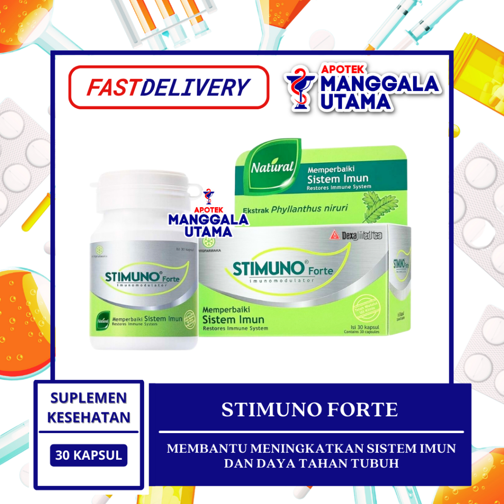 Jual STIMUNO FORTE PER BOTOL ISI 30 KAPSUL | Shopee Indonesia