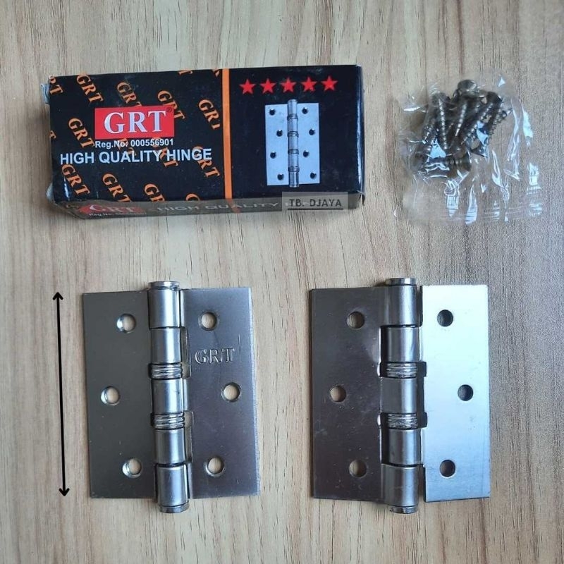 Jual Engsel Pintu Tebal Merk GRT Size : 3 Inch ( 7,5 CM) | Shopee Indonesia