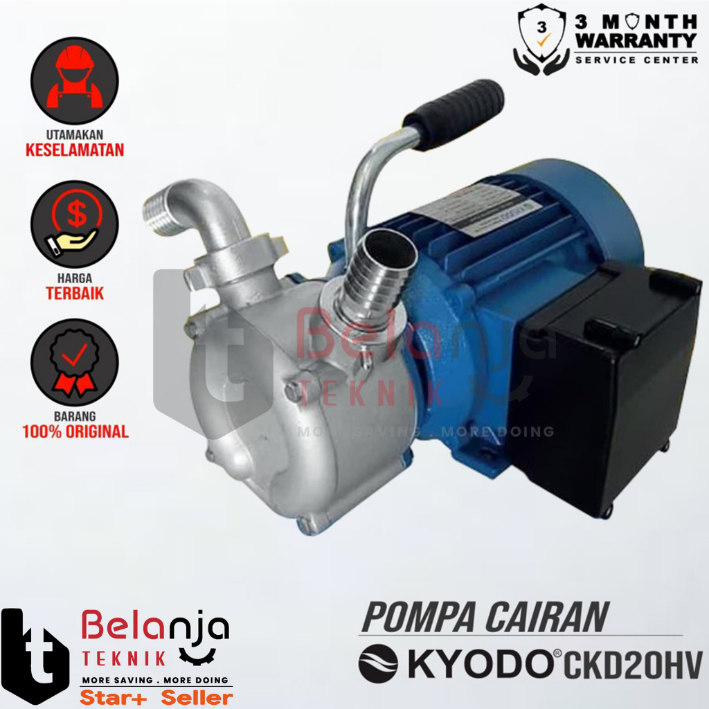Jual Kyodo Pompa Cairan Kental Solar Minyak Oli CKD 20 HV 14 Meter 300 ...